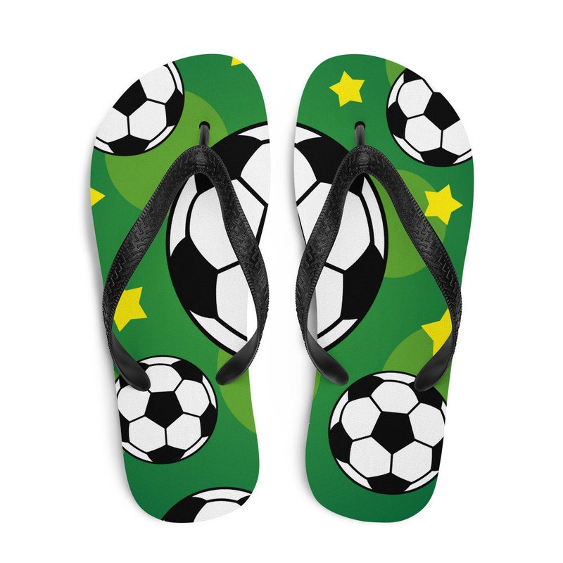 Football Flip Flops - Etsy