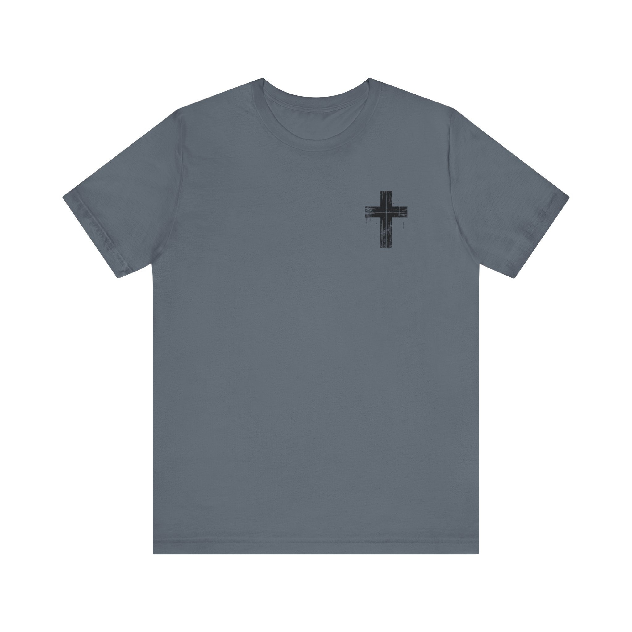 Christian Shirt for Men, Grunge Cross Tshirt, Bible Verse Shirts for ...