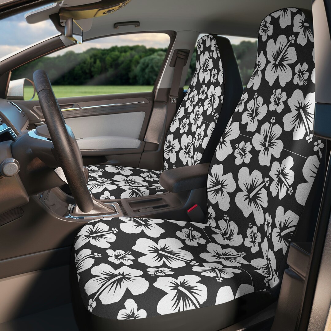 Flowery Car Seat Covers, Car Seat Covers Kawaii, Seat Covers for ...