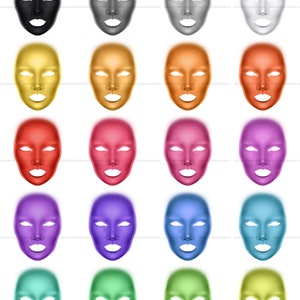 Face Chart Skin Bases (36 Colours) | Photoshop, Procreate, Krita, Clip ...