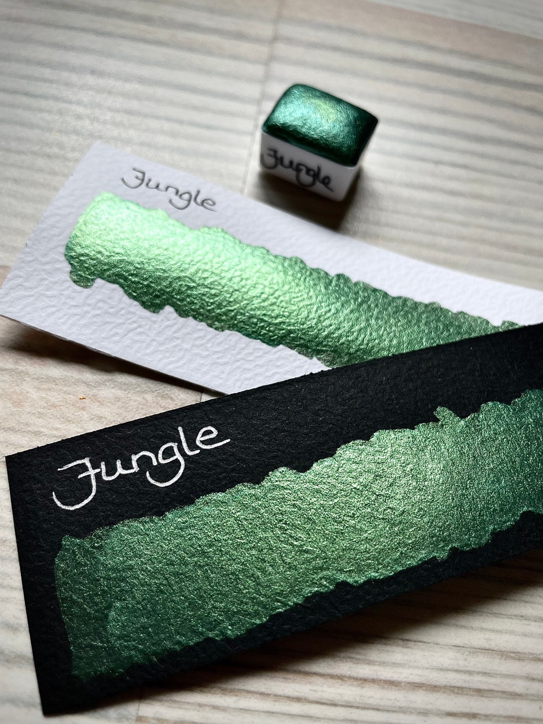 Jungle | Watercolor Paint | Watercolor 1/2 Pan | Vegan | Rainforest Set ...