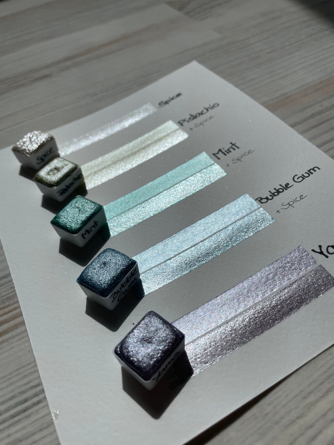 Spice up Your Ice Set | Watercolor Paint | Watercolor | Vegan ...