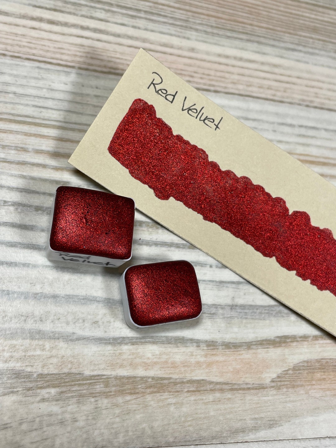 Red Velvet Watercolor Paint Watercolor Chrome Vegan - Etsy