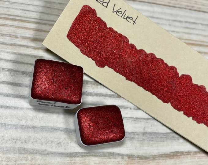 Red Velvet | Watercolor Paint | Watercolor | Chrome | Vegan | Lettering ...
