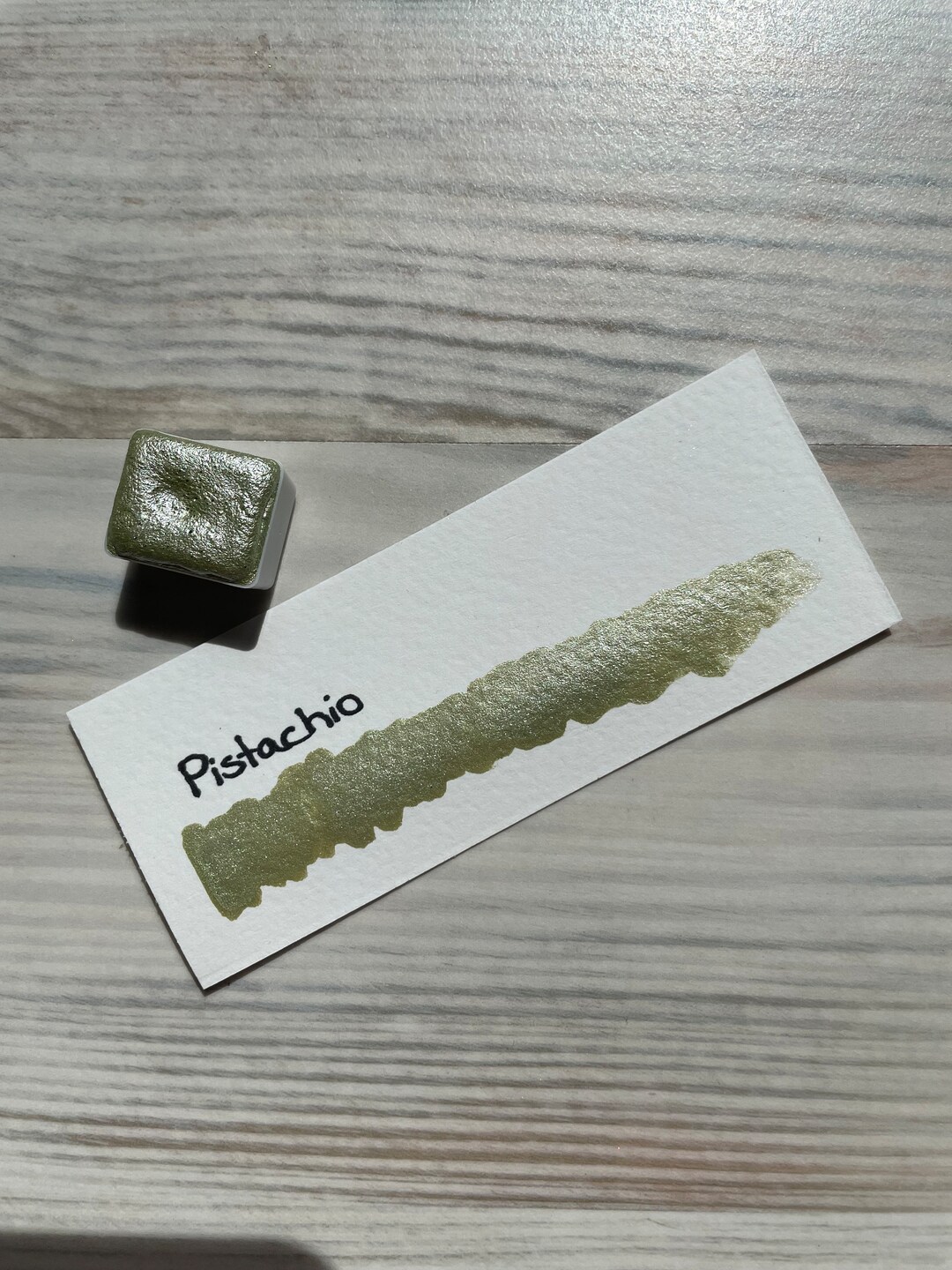Pistachio Watercolor Paint Watercolor Spice up Your Ice Vegan Lettering ...