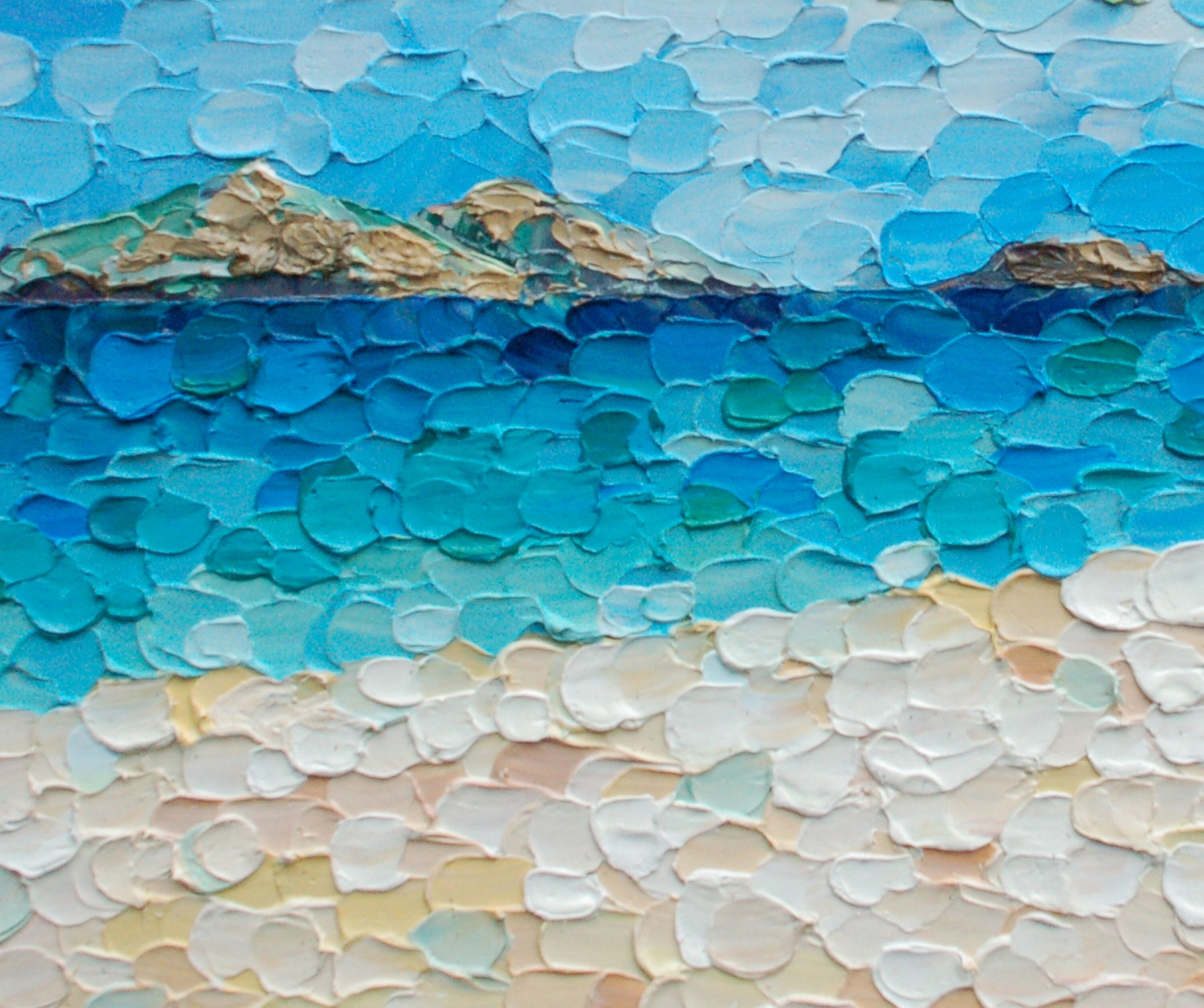 St.barth Caribbean Painting Oil on Canvas 27.5x 19.5 Inch - Etsy