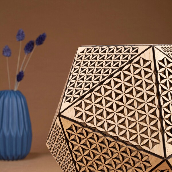 Sacred Geometry Lamp - Etsy