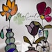 Digital Pattern - 3 Stained Glass Spring Flower Vases With Removable ...