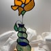Digital Pattern - 3 Stained Glass Spring Flower Vases With Removable ...