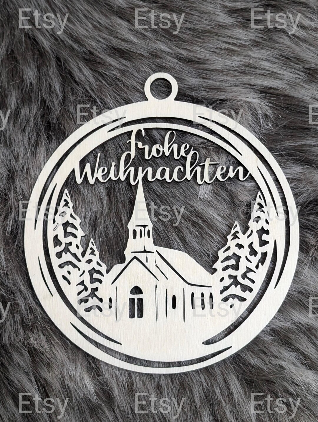 Kranz frohe Weihnachten Kirche Deutsche Version | Türkranz ...