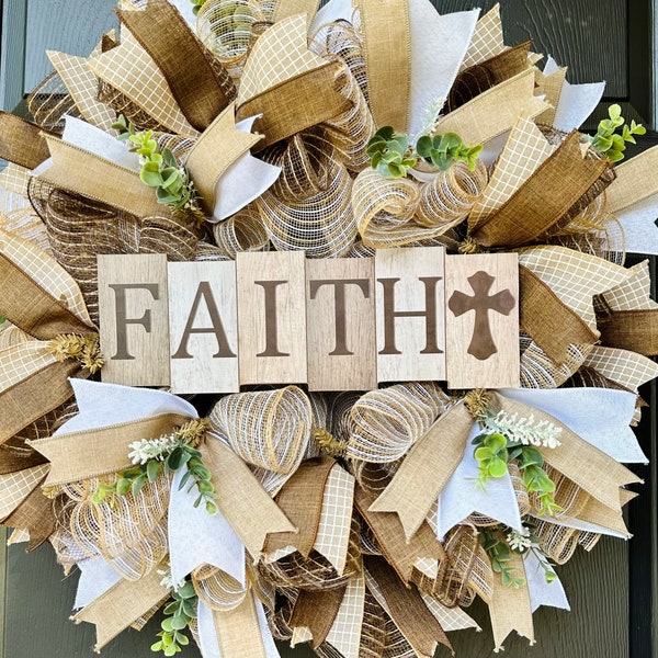 Christian Wreath - Etsy