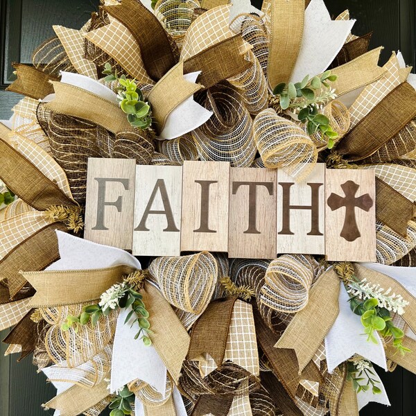 Christian Wreath - Etsy