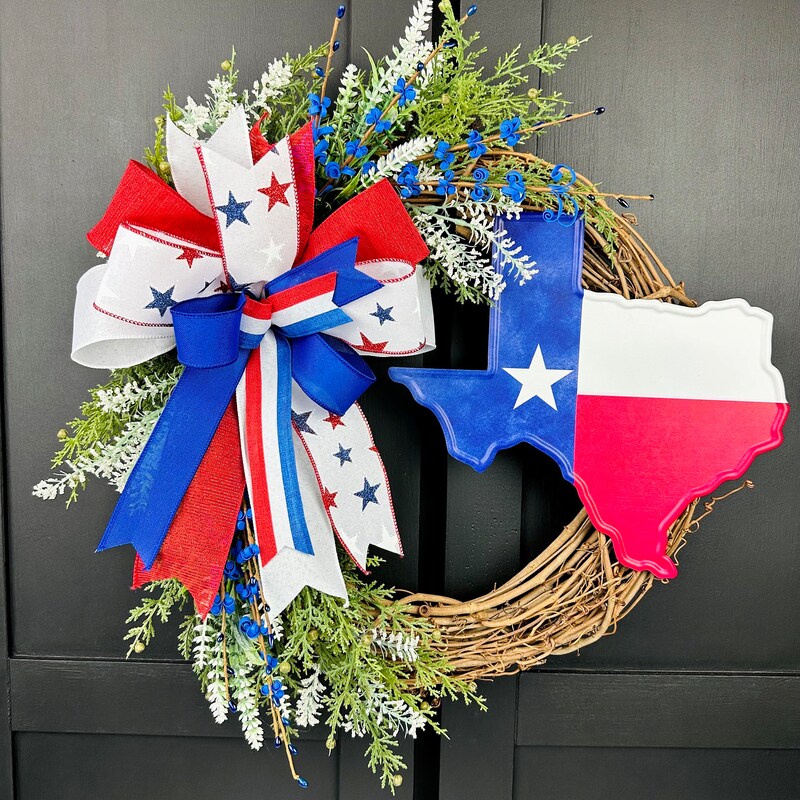 Texas Wreath - Etsy