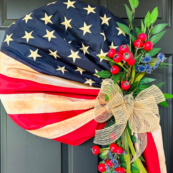 Veterans Day Wreath - Etsy