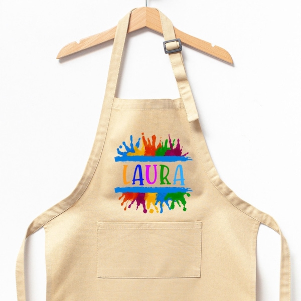 Personalized Kids Apron Art - Etsy