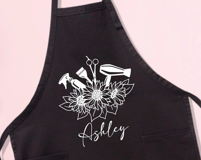 Personalised Apron, Custom Logo Apron, Beauty Salon Apron, Lash Apron ...