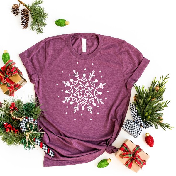 Snowflake Shirt - Etsy