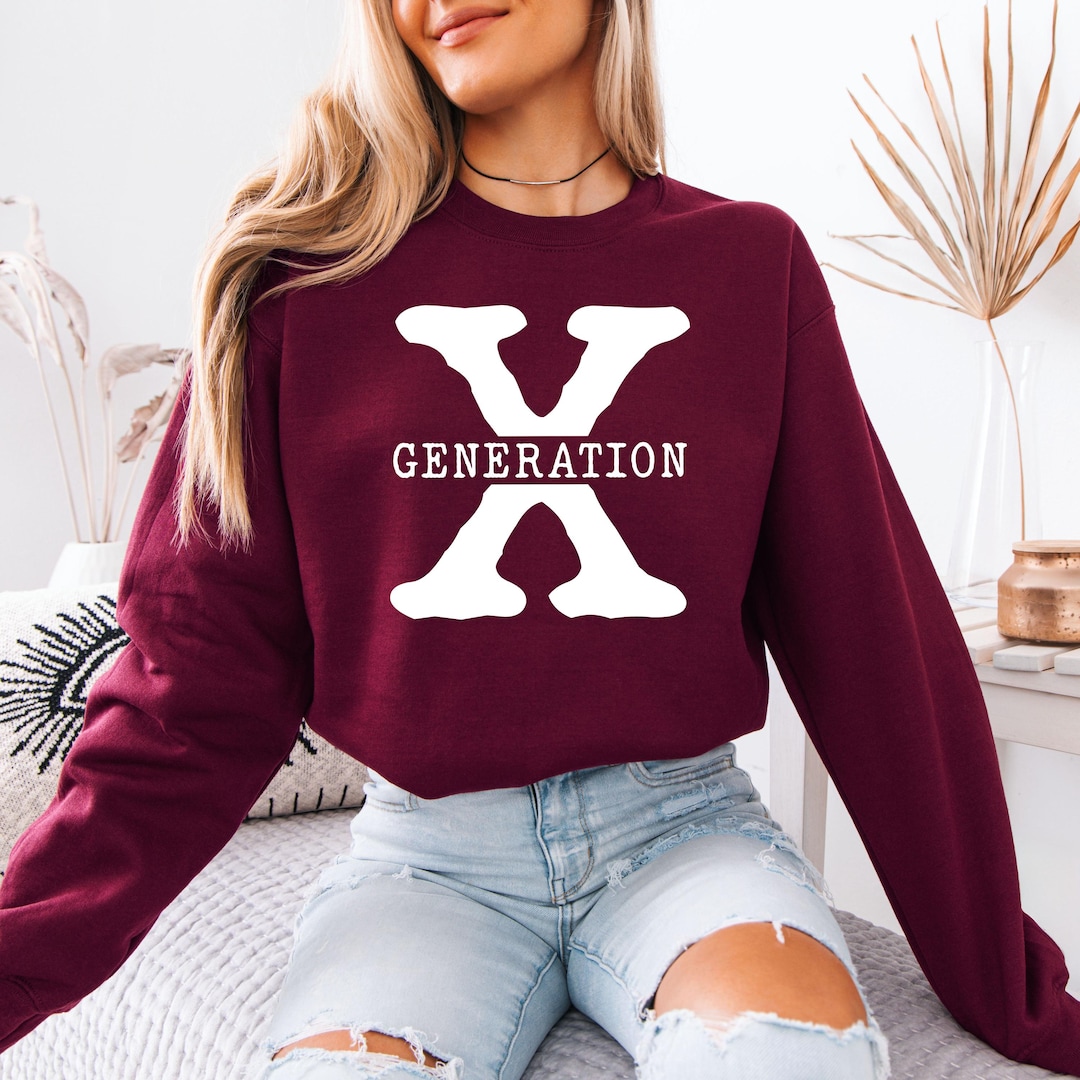 Retro Gen X Graphic Sweatshirt: 90s Nostalgia Pullover - Etsy