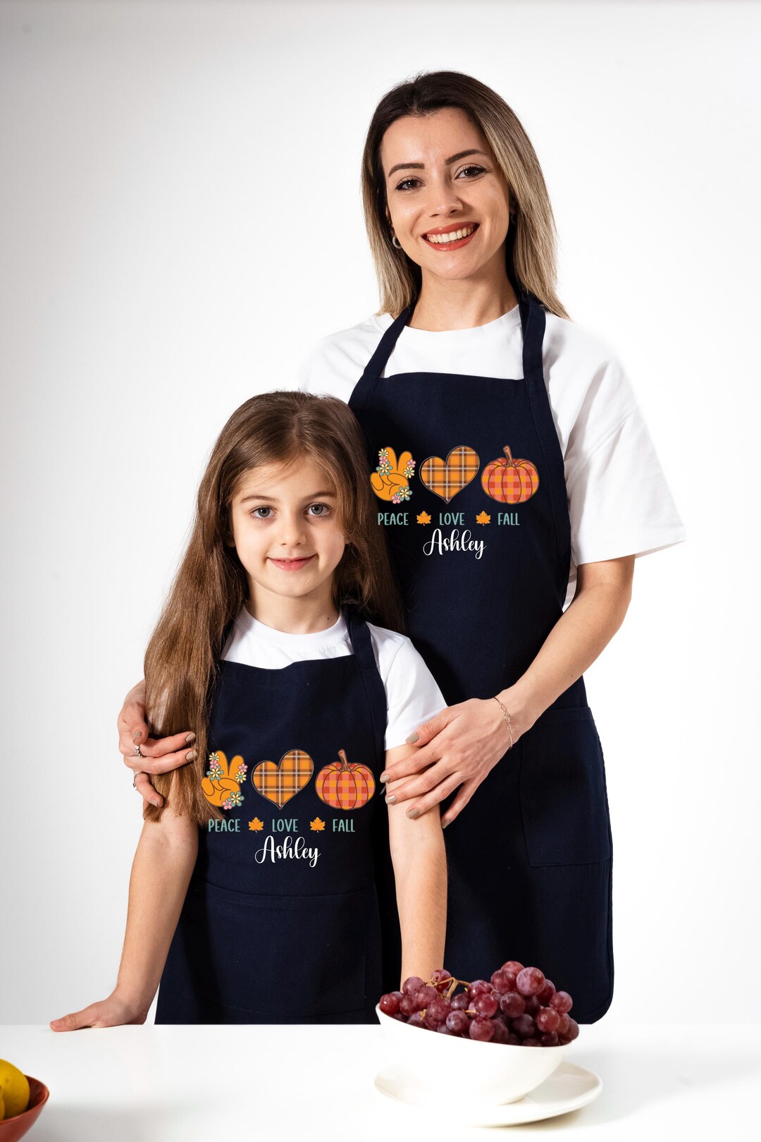 Personalized Fall Apron: Custom Thanksgiving Cooking Apron - Etsy