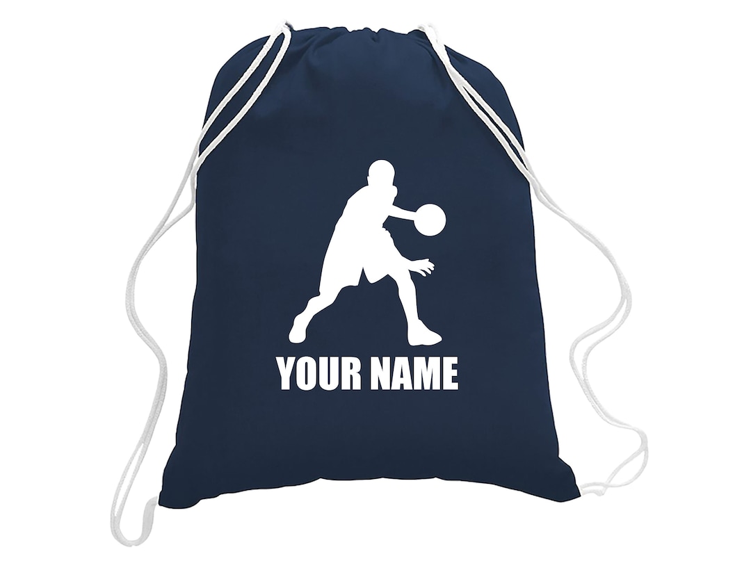 Custom Name Basketball Drawstring Bag, Basketball Backpack ...