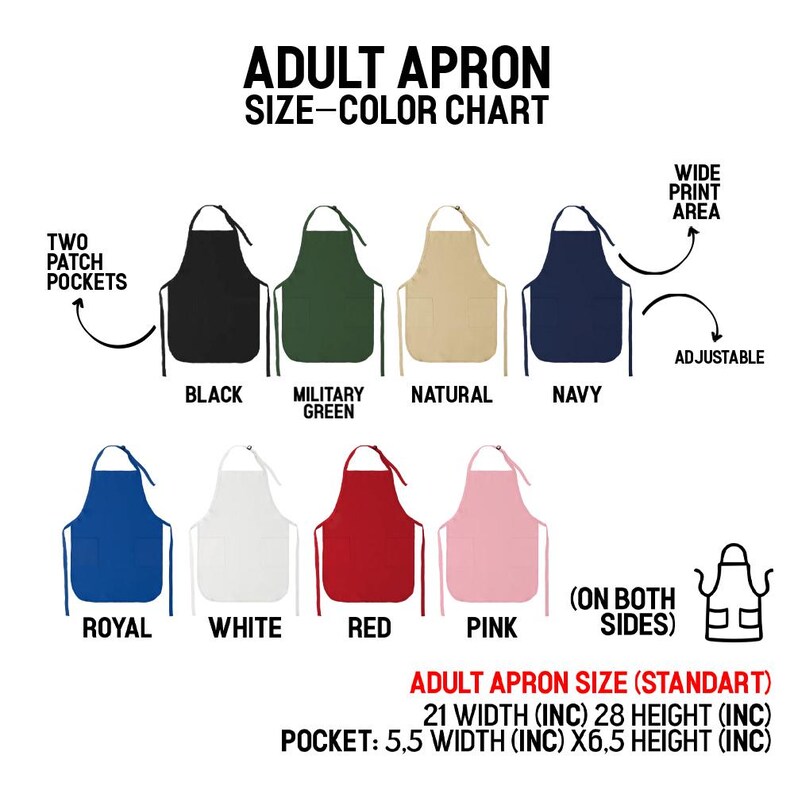 Personalized Mother Child Apron Set: Matching Kitchen Aprons - Etsy