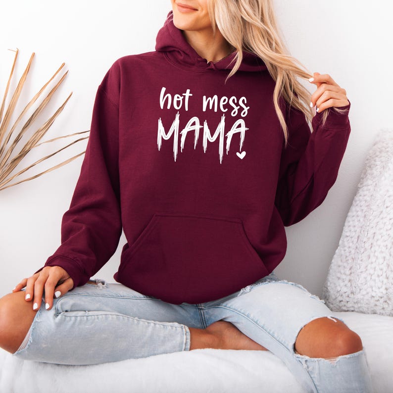 Hot Mess Mama T-shirt: Funny Mom Life Graphic Tee - Etsy