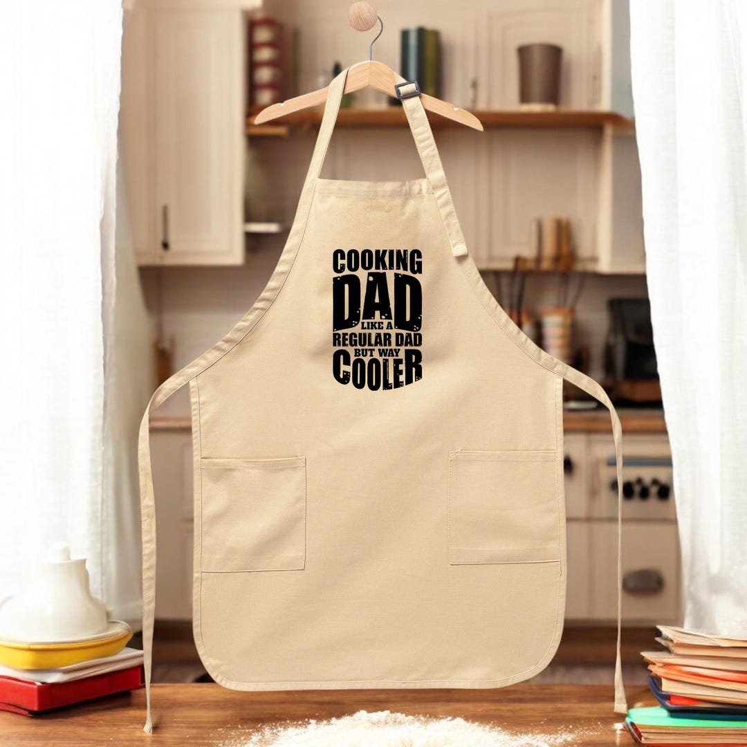 Cooking Dad: Cool Chef Apron for Fathers, Chef Apron, Best Dad Aprons ...