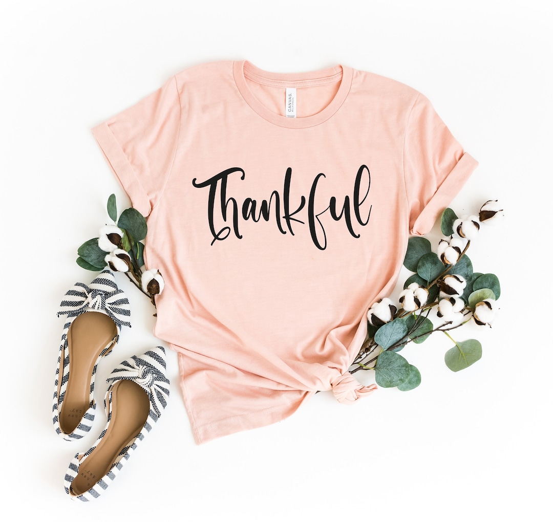 Thankful Shirt, Thanksgiving, Thankful Fall, Fall Shirt, Thankful ...