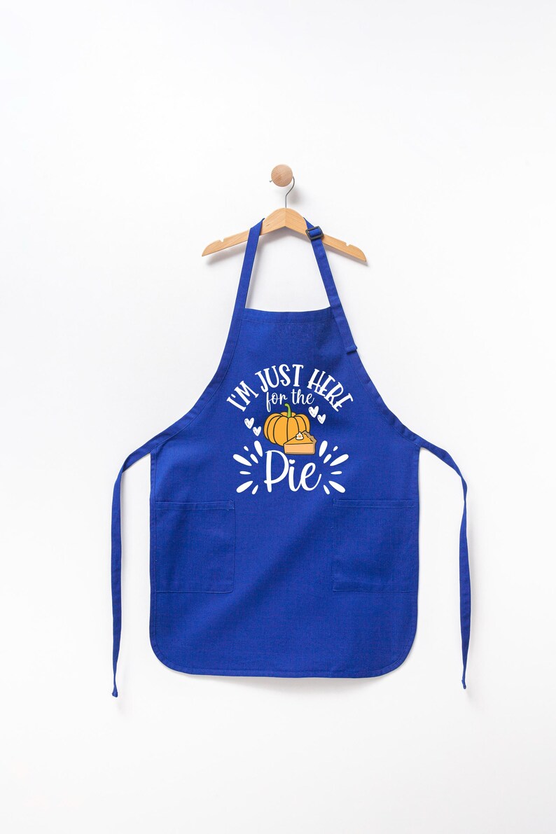 I'm Just Here for the Pie Thanksgiving Apron, Cute Pie & Pumpkin Spice ...