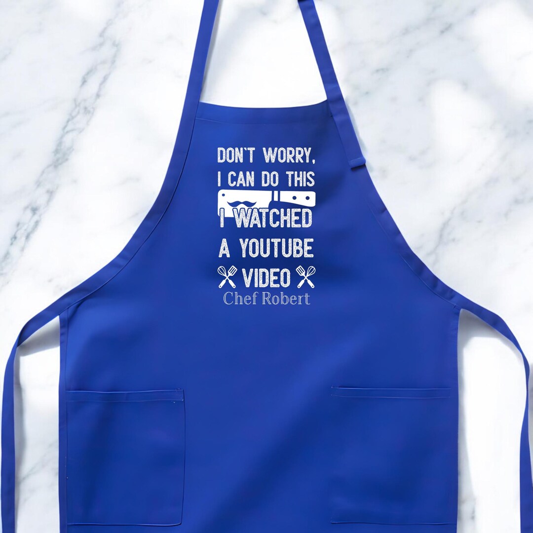 Funny Cooking Apron: Personalized Chef Gift With Pockets - Etsy