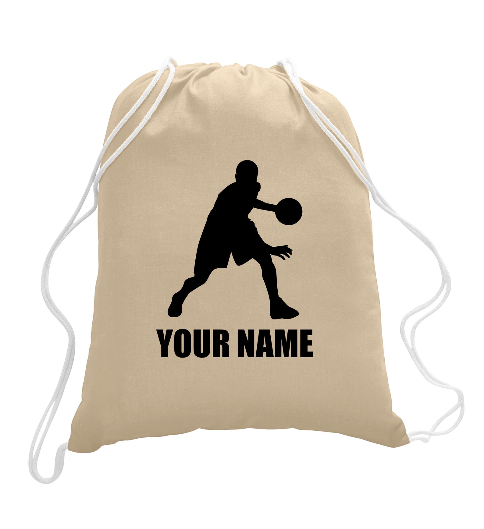 Custom Name Basketball Drawstring Bag, Basketball Backpack ...
