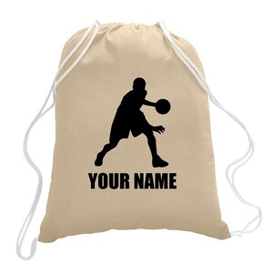 Custom Name Basketball Drawstring Bag, Basketball Backpack ...