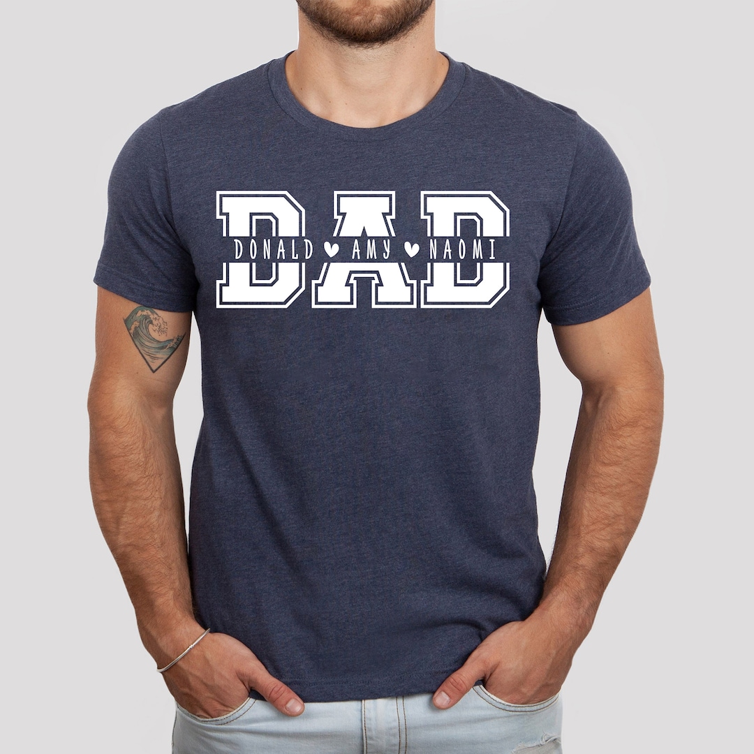 Personalized Dad Shirts, Custom Dada Hoodie, Fathers Day Gift, Dad ...