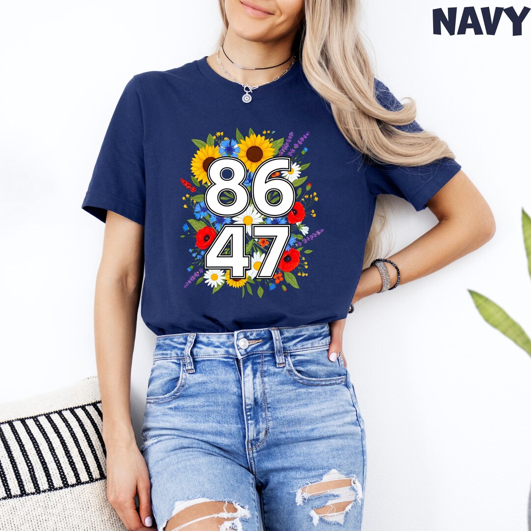 Comfort Colors® Retro 8647 Anti Trump Shirt, Democrat 8647 Tee, Anti ...