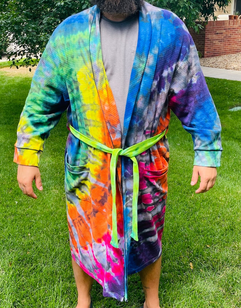 Psychedelic Bath Robe - Etsy
