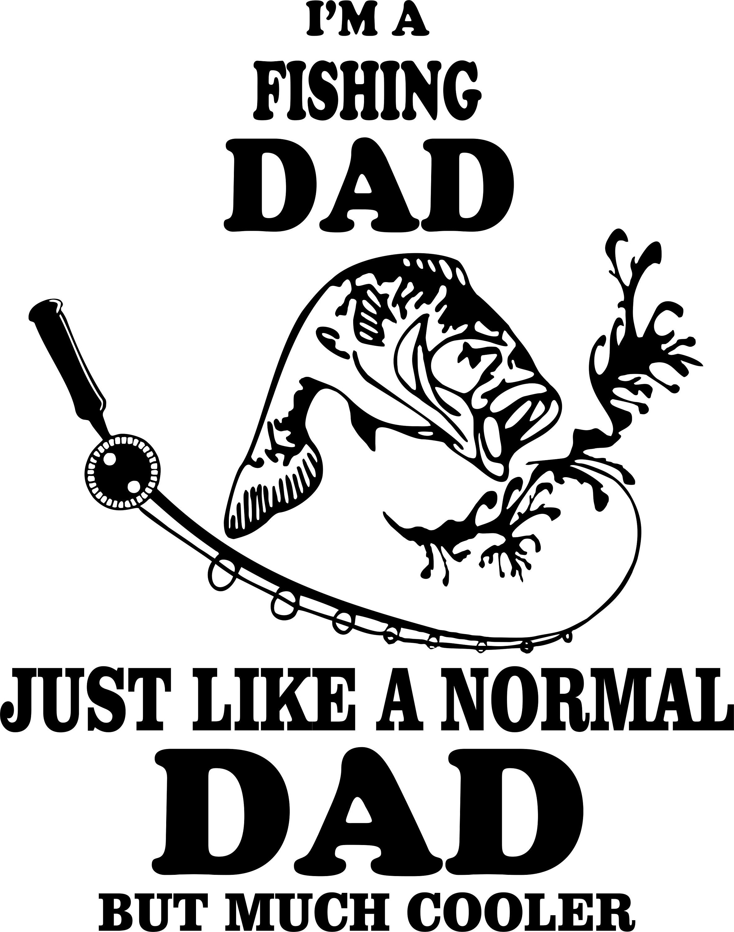 Fishing Dad SVG - Etsy