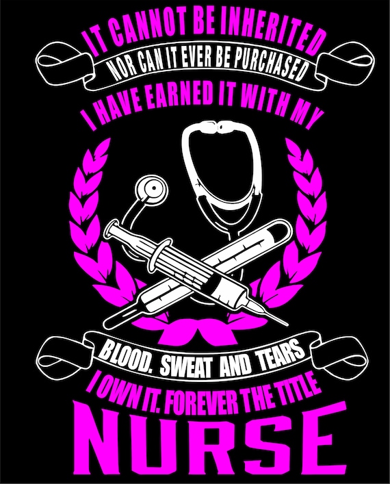 Nurse Title SVG EPS and JPG - Etsy