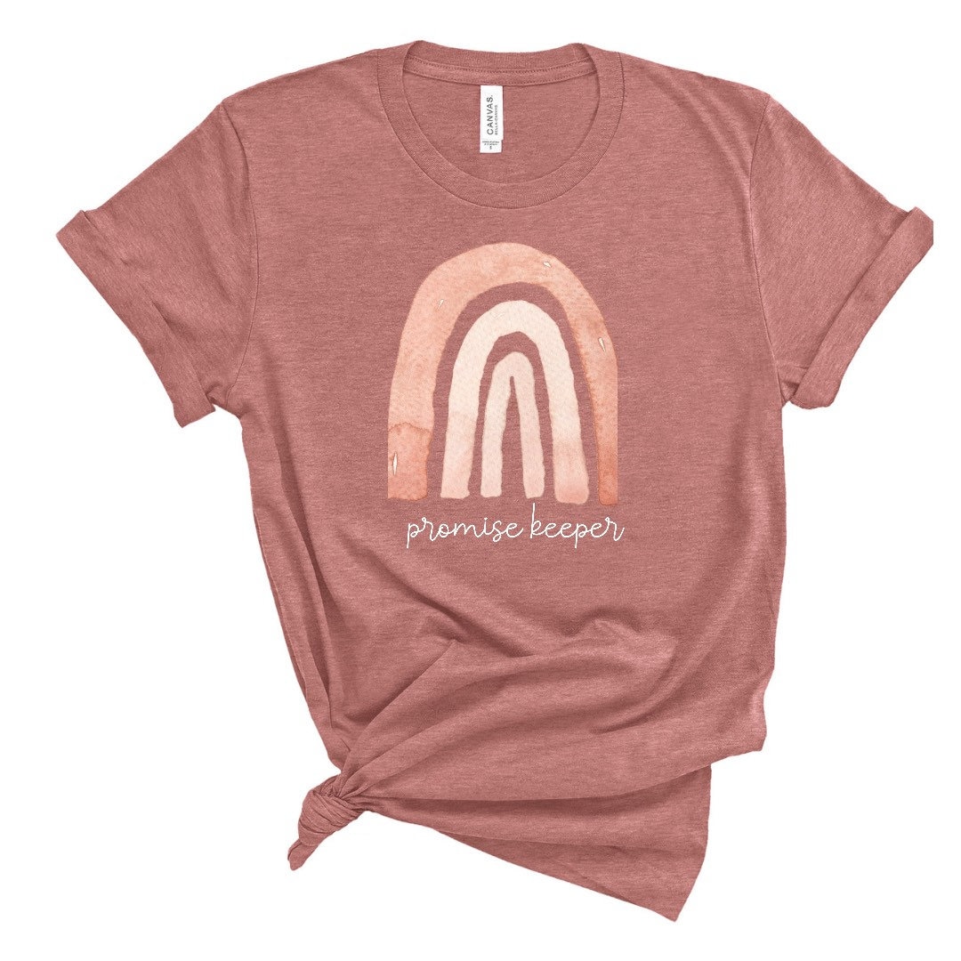 Promise Keeper With Rainbow T Shirt - Etsy