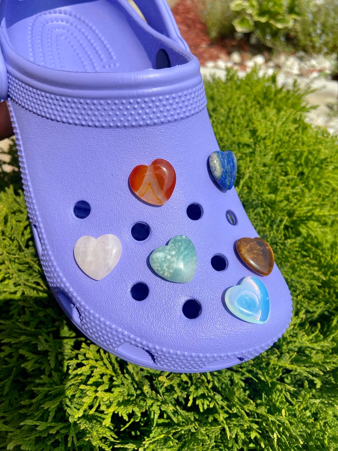 Crystal Crocs Charms Real Crystal Crocs Jibbitz Playful Shoe - Etsy