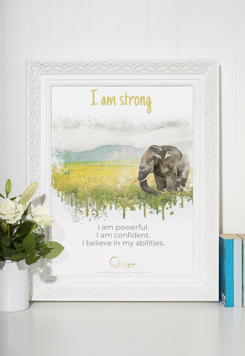 Positive Affirmation Poster Printable Self Confidence - Etsy