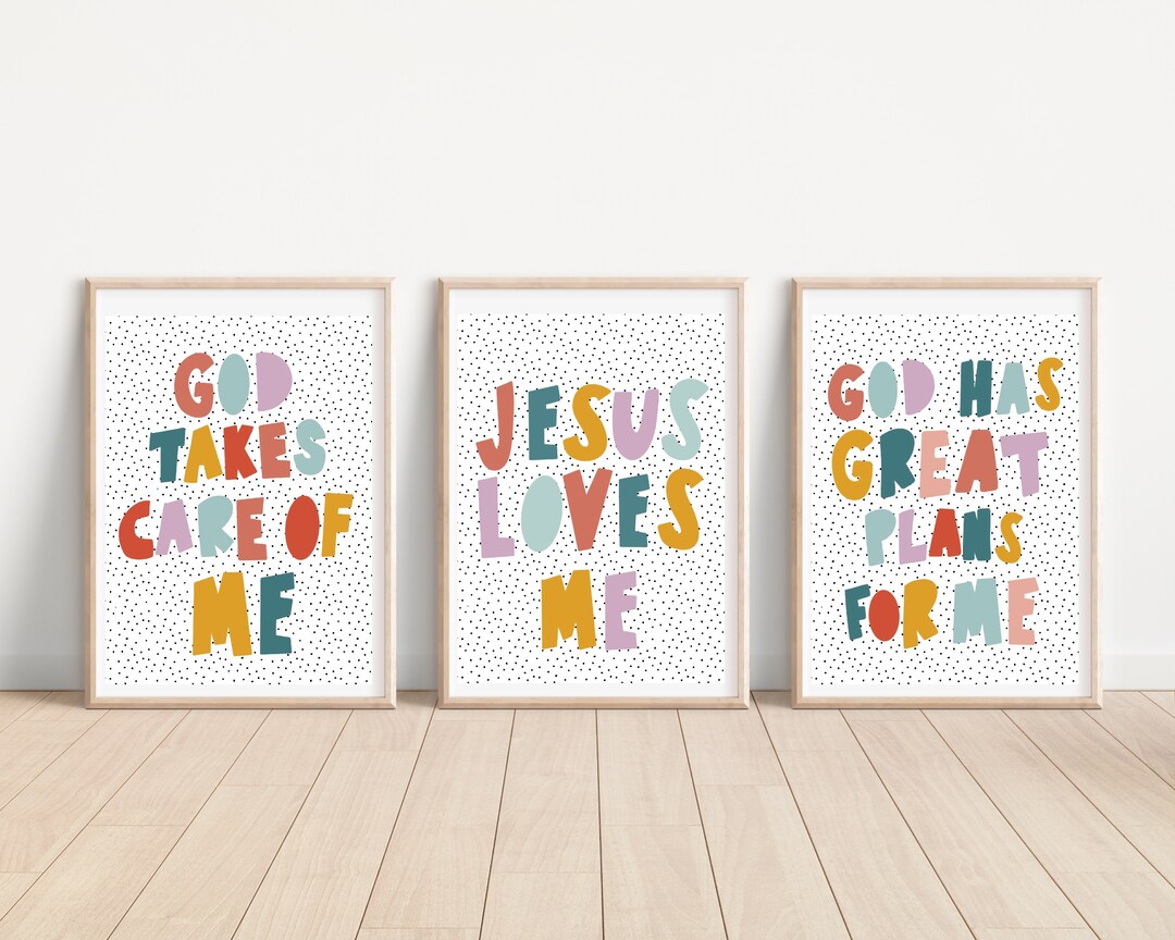 Christian Bible Printable Posters Kids Jesus Loves Me Christian Bible ...