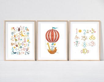 Air Balloon Alphabet - Etsy