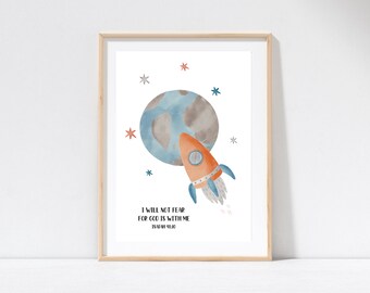 Space Bible Verse Print - Etsy