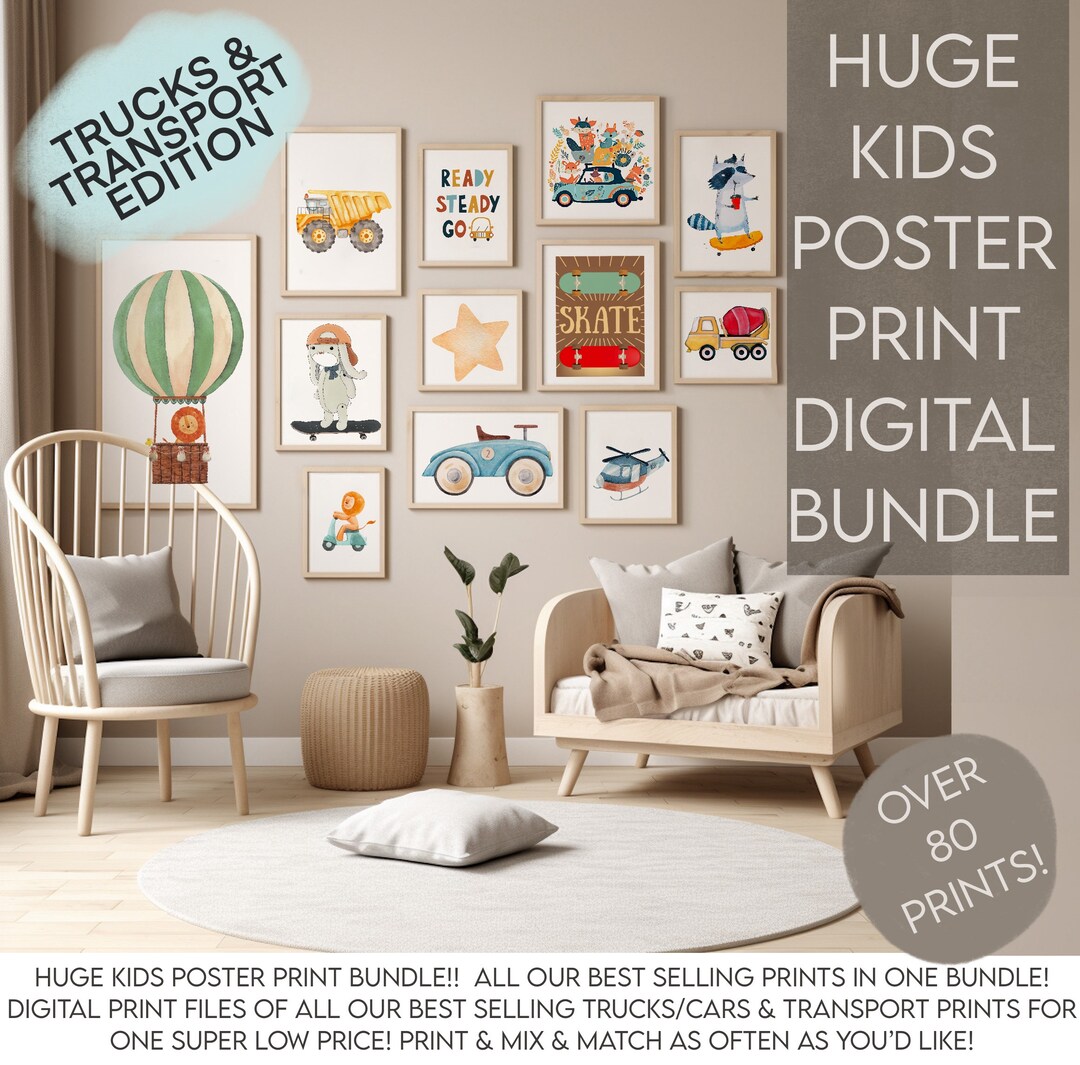 Trucks Poster Prints, Dump Trucks, Cars Planes Posters Digger ...