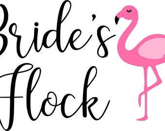 Bride Flock Svg | Etsy