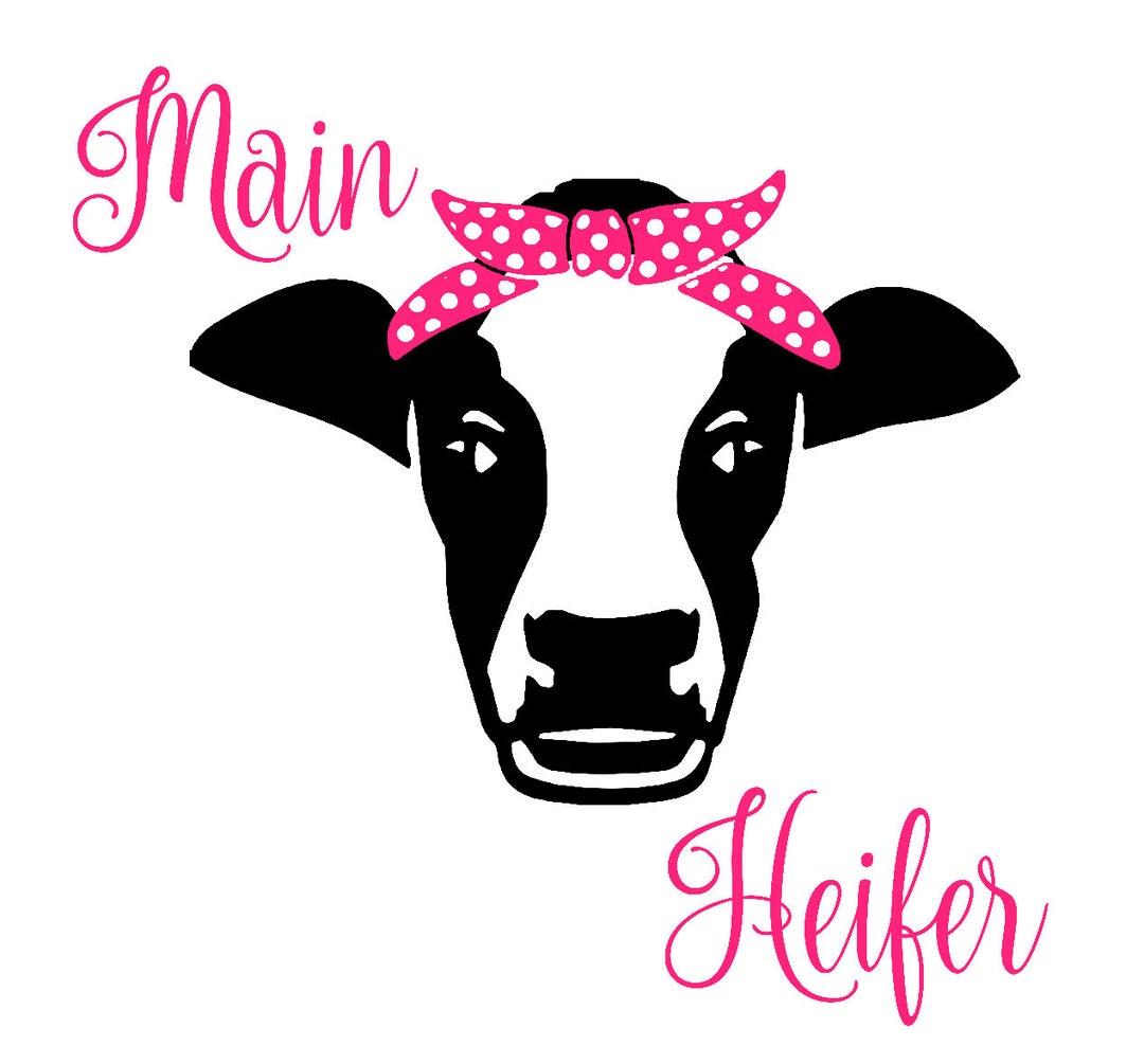 Main Heifer (svg, Png, Pdf, Eps, Dxf) *instant Download* - Etsy