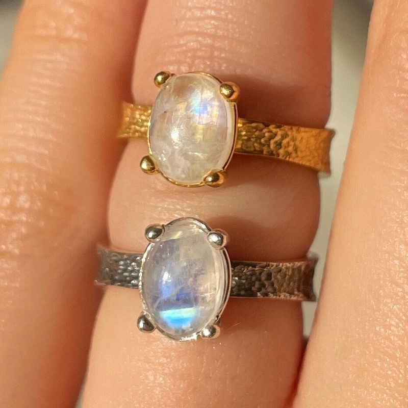 June Birthstone Ring - Etsy