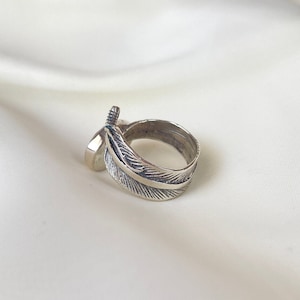 Ruby Wrap Leaf Ring Sterling Silver, Genuine Red Ruby Ring, Angel Wing ...