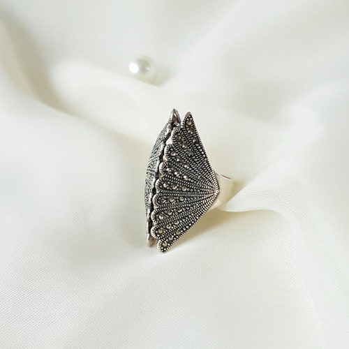 Seashell Ring Scallop Shell Sterling Silver Summer Beach - Etsy