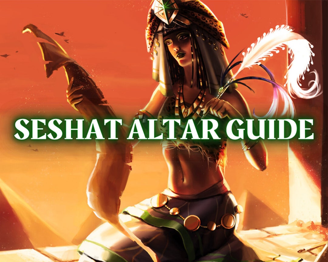 Egyptian Goddess Seshat Altar Guide: How to Work With the Scribe Goddess Seshet Deity Altar ...